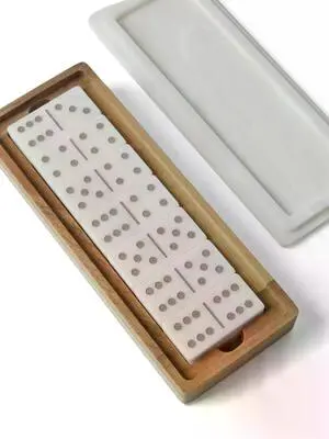 Brunello Cucinelli Walnut Domino Set