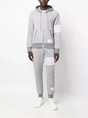 Thom Browne Checked Jacquard Track Pants