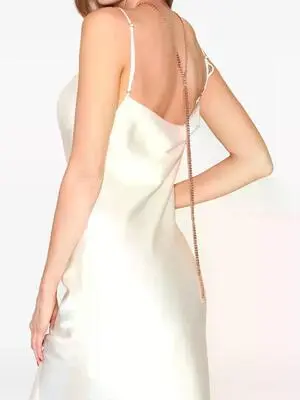 FLEUR DU MAL Chain-strap Midi Dress