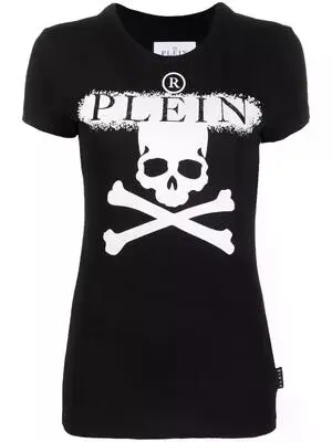 Philipp Plein Skull-print Short-sleeve T-shirt - Black