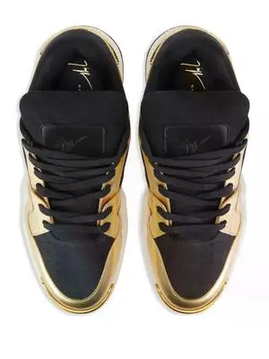 GIUSEPPE ZANOTTI Talon Leather Sneakers - Black