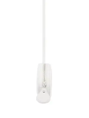 COURREGES Re-edition Circle Leather Bag - White
