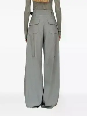FERRAGAMO Canvas Palazzo Trousers