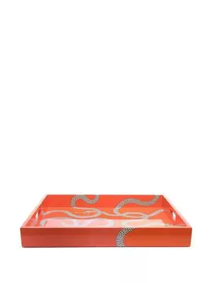 Jonathan Adler Eden Snake-print Tray