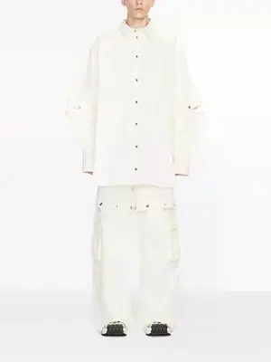 Off-White 90s Logo-appliqué Cotton Shirt
