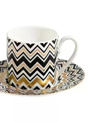 Missoni Zig Zag Coffee Cup Set - White