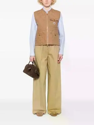 Moncler Vigny Gilet - Brown