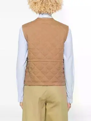 Moncler Vigny Gilet - Brown