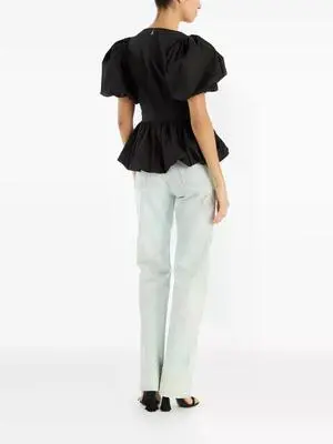 ROTATE BY BIRGER CHRISTENSEN Straight Leg Embellished Jeans