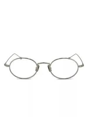 PETER AND MAY Oval-frame Glasses - Silver