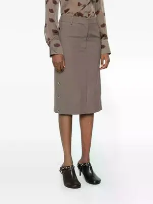 Stella McCartney Studded Midi Skirt