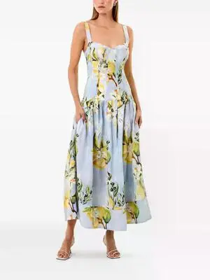 NICHOLAS Makenna Midi Dress