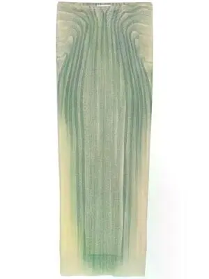 JEAN PAUL GAULTIER Spiral Maxi Skirt