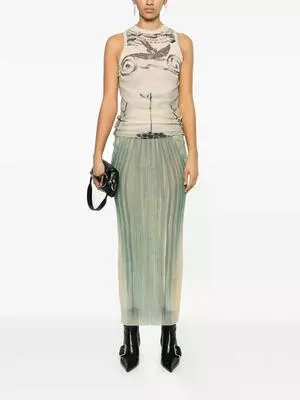 JEAN PAUL GAULTIER Spiral Maxi Skirt