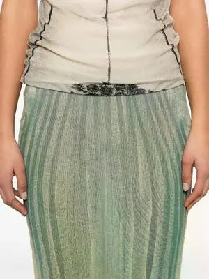 JEAN PAUL GAULTIER Spiral Maxi Skirt