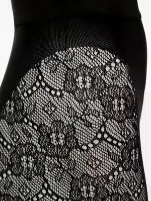 Victoria Beckham Vb Monogram Lace Tights