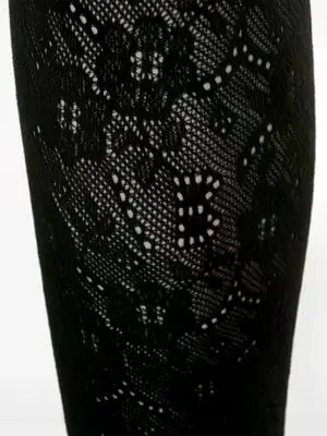 Victoria Beckham Vb Monogram Lace Tights