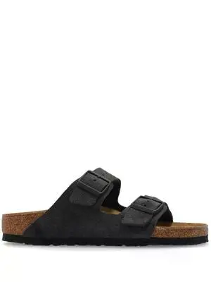BIRKENSTOCK Arizona Suede Sandals - Grey