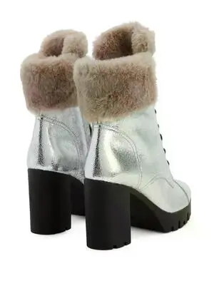 GIUSEPPE ZANOTTI 90mm Moyra Boots - Silver