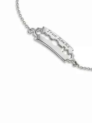 TRUE ROCKS Razor Charm Bracelet - Silver