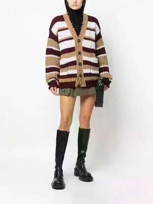 Dsquared2 Striped Buttoned Cardigan