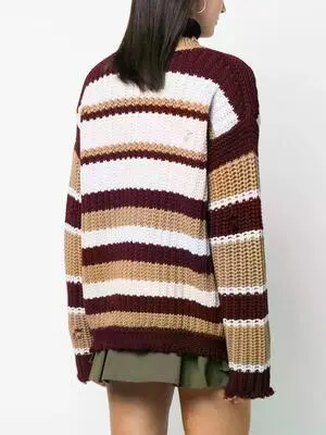 Dsquared2 Striped Buttoned Cardigan