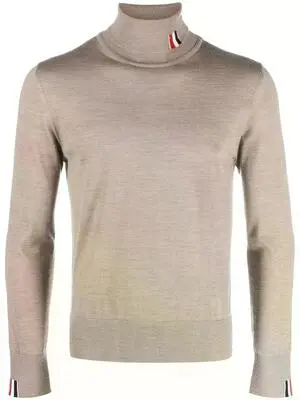 Thom Browne Fine Knit Roll-neck Jumper