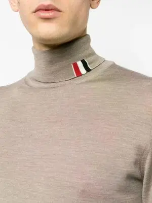 Thom Browne Fine Knit Roll-neck Jumper