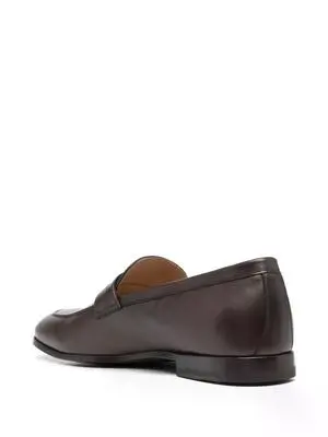 SCAROSSO Marzio Leather Loafers - Brown
