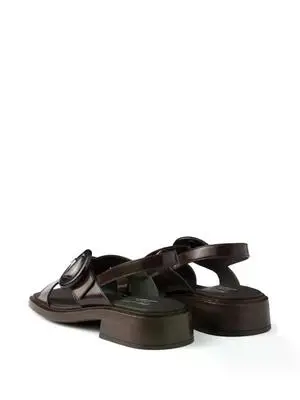Prada Buckled Slingback Sandals