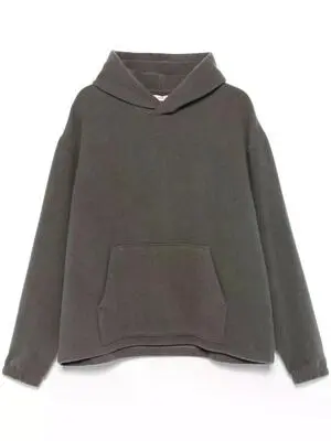 RIER Felted Virgin Wool Hoodie - Grey