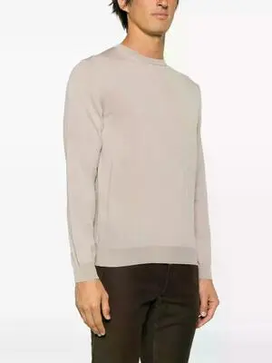 ZANONE Virgin Wool Blend Crew-neck Jumper - Neutrals