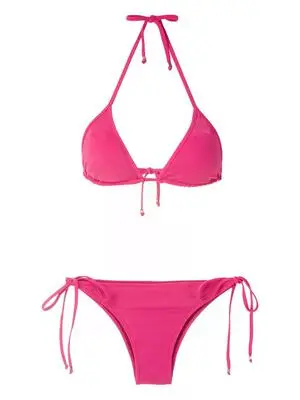 AMIR SLAMA Triangle Bikini Set - Pink