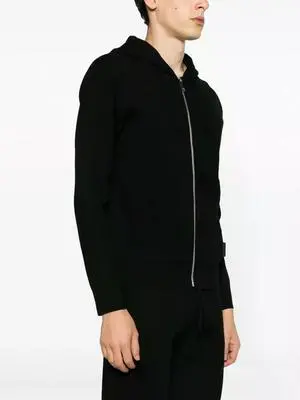 Sandro Zip-up Long-sleeved Hoodie