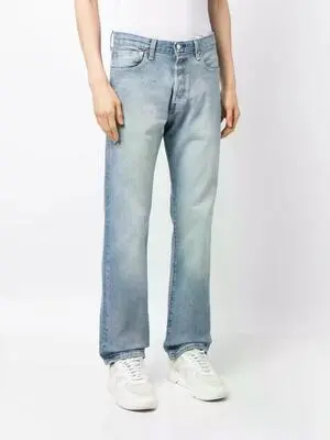 LEVI'S Mid-rise Straight-leg Jeans - Blue