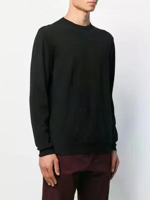 ZANONE Crew-neck Knit Sweater - Black