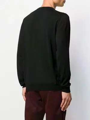 ZANONE Crew-neck Knit Sweater - Black