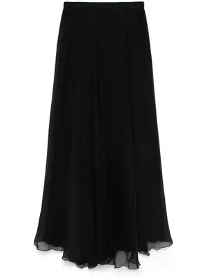 FORTE_FORTE Silk Georgette Maxi Skirt