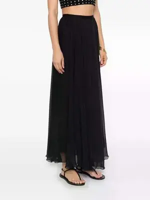 FORTE_FORTE Silk Georgette Maxi Skirt