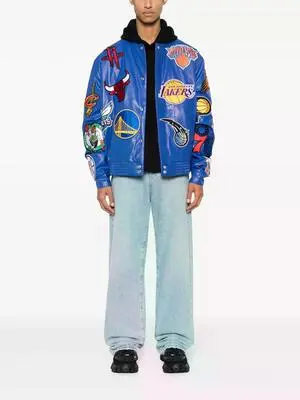 JEFF HAMILTON Nba Collage Jacket - Blue