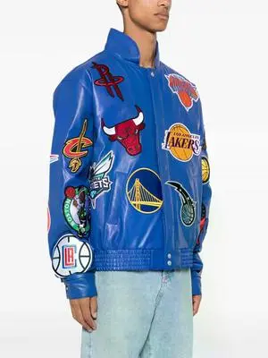 JEFF HAMILTON Nba Collage Jacket - Blue