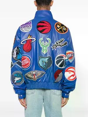 JEFF HAMILTON Nba Collage Jacket - Blue