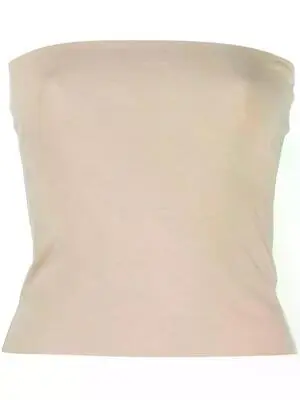 Brunello Cucinelli Strapless Bandeau Top - Neutrals
