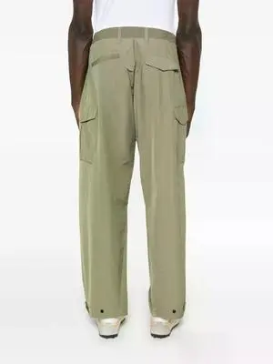 Gcds Poplin Trousers With Drawstring Waist