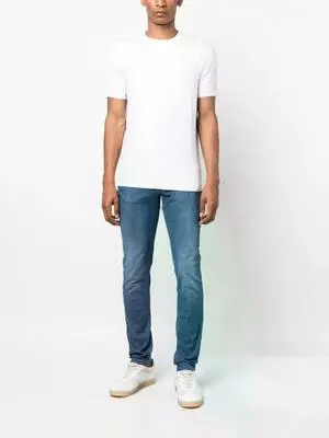 Giorgio Armani Crew-neck Plain T-shirt