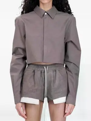 Rick Owens Cropped Shirt Jacket