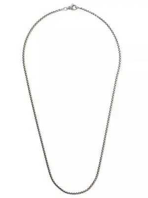 David Yurman Sterling Box Chain Necklace - Silver