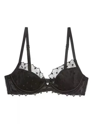 FLEUR DU MAL Love Lock Bra - Black