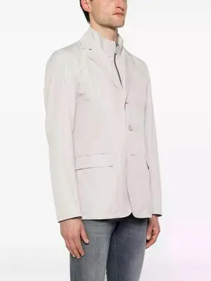 Herno Byron Layered Single-breasted Blazer - Neutrals