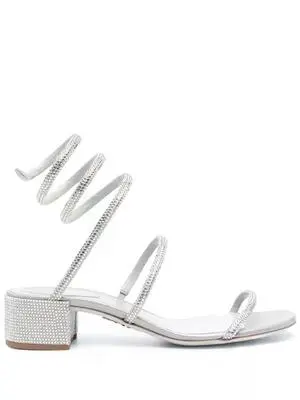 Rene Caovilla Cleo Crystal-embellished Sandals
